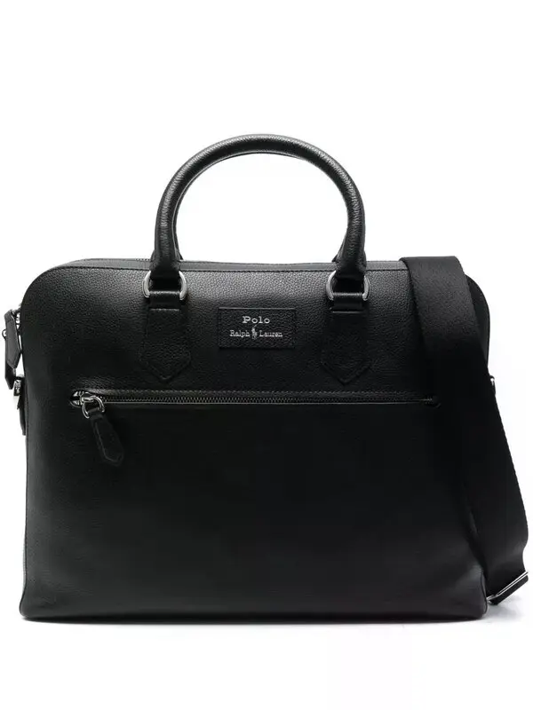 Polo Ralph Lauren Leather Briefcase - Black