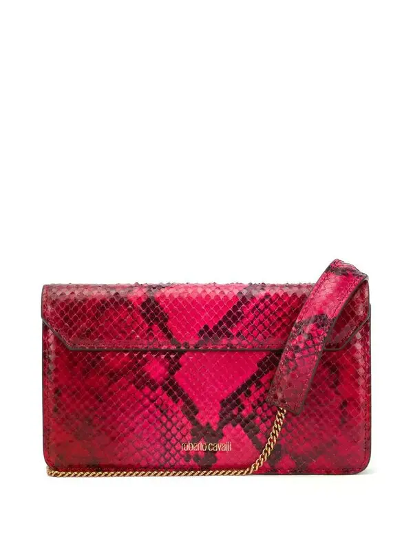 Roberto Cavalli Snake-print Shoulder Bag