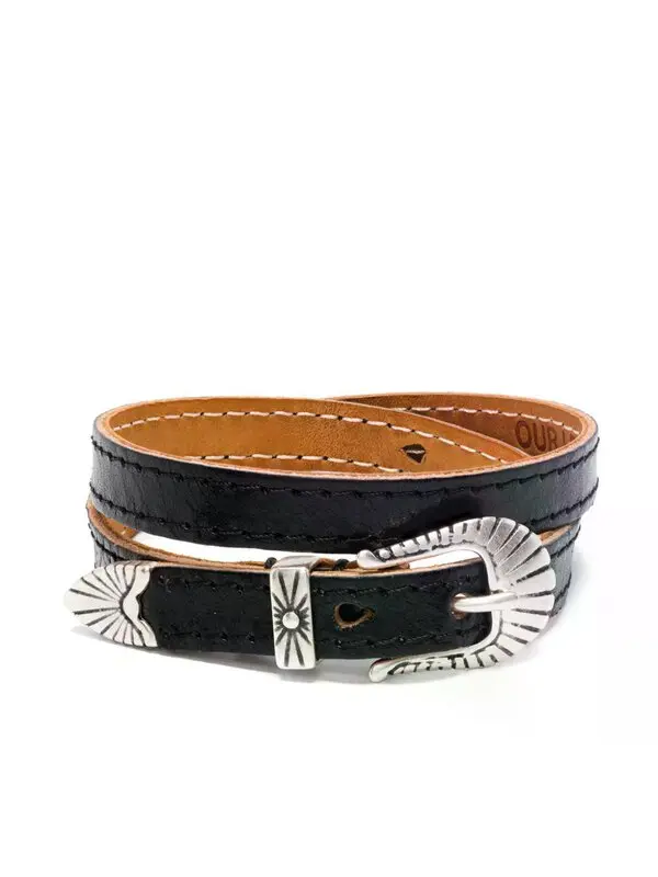 Our Legacy Cowboy Wraparound Bracelet - Black