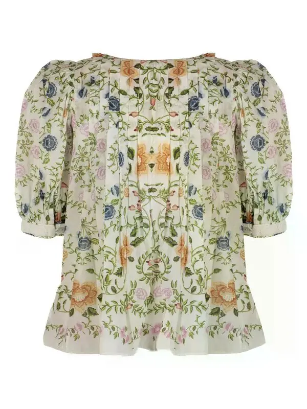 Farm Rio Floral Print Blouse