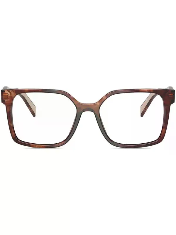 Prada Square-frame Glasses - Brown