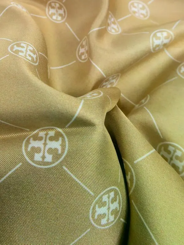 Tory Burch Fringe-detail Logo Scarf