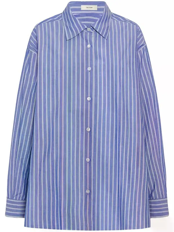 THE ROW Luka Striped Shirt