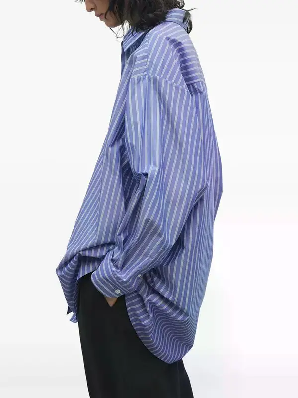 THE ROW Luka Striped Shirt