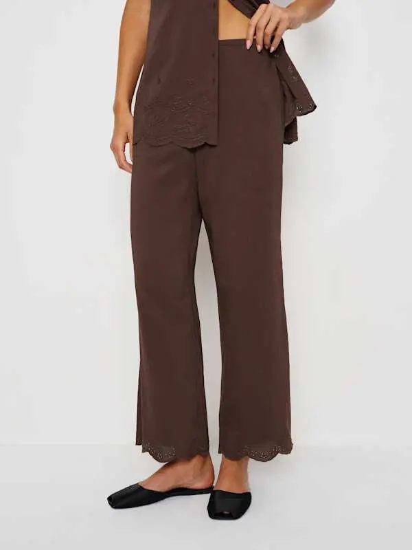 REFORMATION Willa Two Piece - Brown