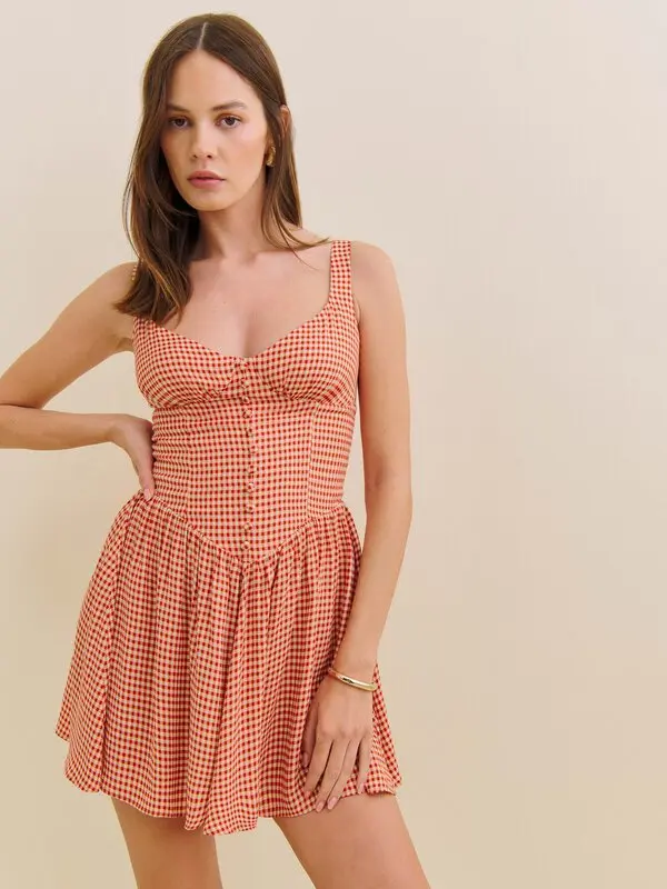 REFORMATION Wynn Dress - Red