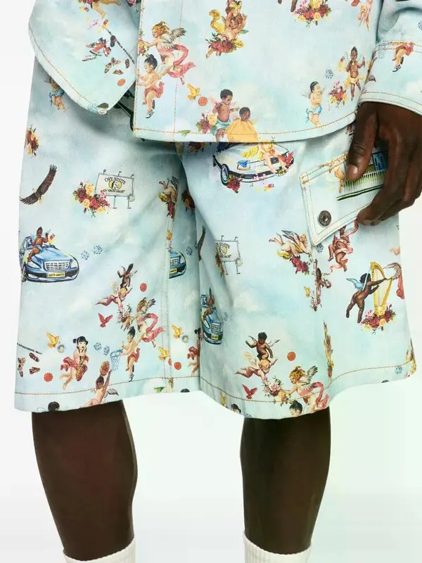 Off-White Fresco-print Shorts