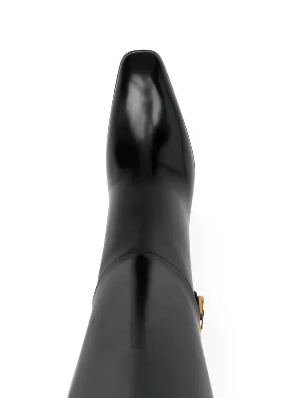 Saint Laurent 75mm Julia Boots - Black