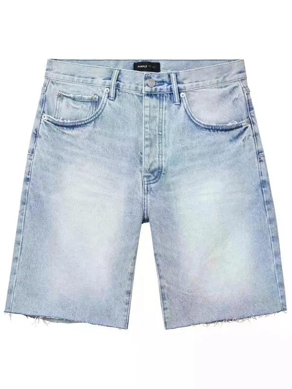 PURPLE BRAND P059 Cast Iron Shorts - Blue