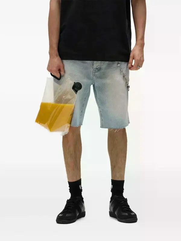 PURPLE BRAND P059 Cast Iron Shorts - Blue