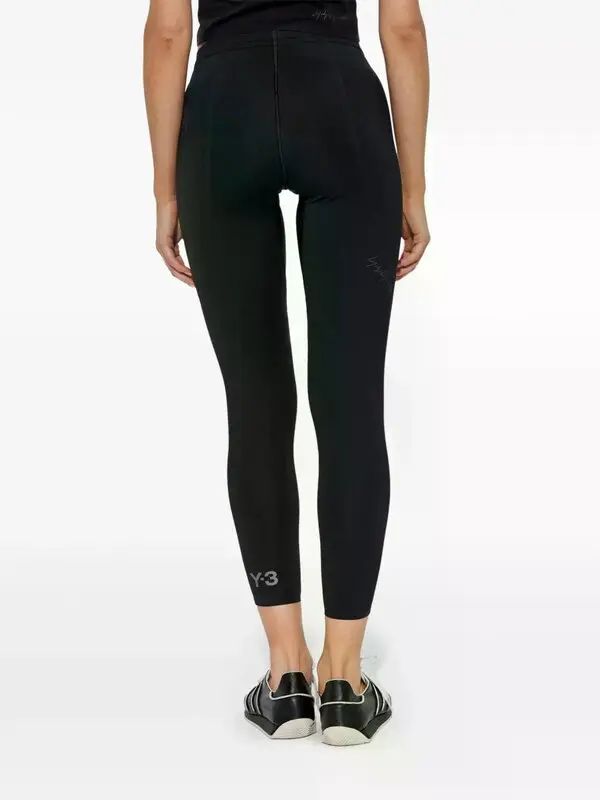 Y3 Logo-embellished Performance Leggings