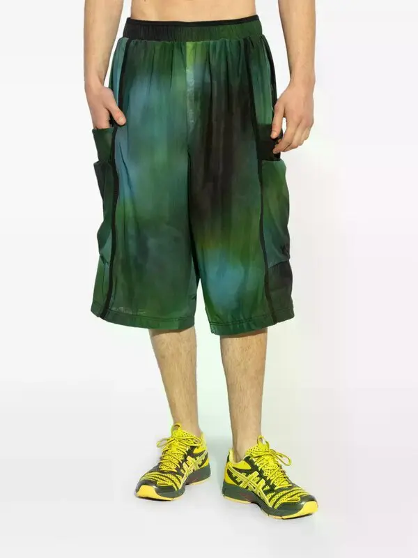 Y3 Printed Cargo Shorts
