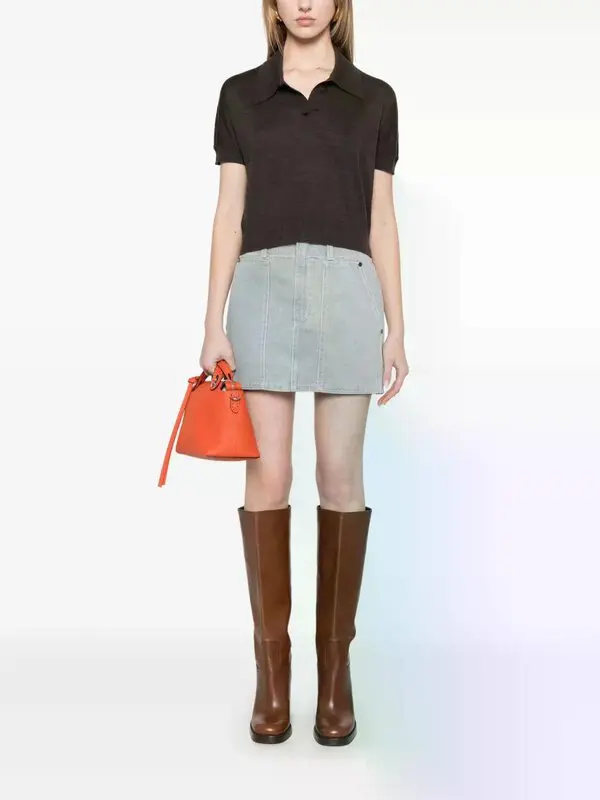 Fendi Roma Mini Skirt - Blue