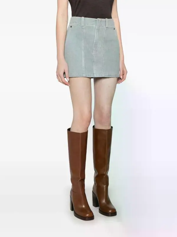 Fendi Roma Mini Skirt - Blue