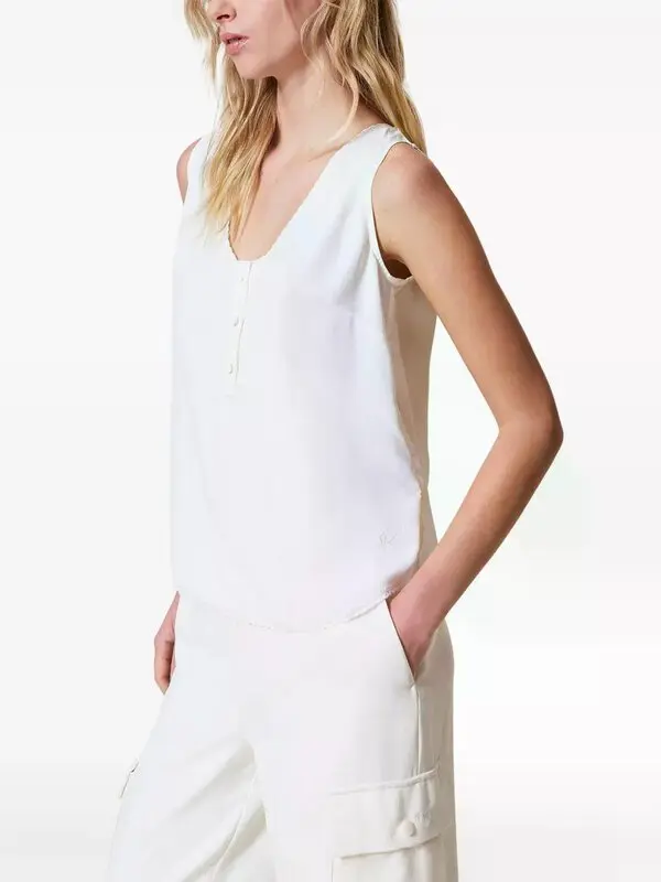 TWINSET Embroidered-trim Top
