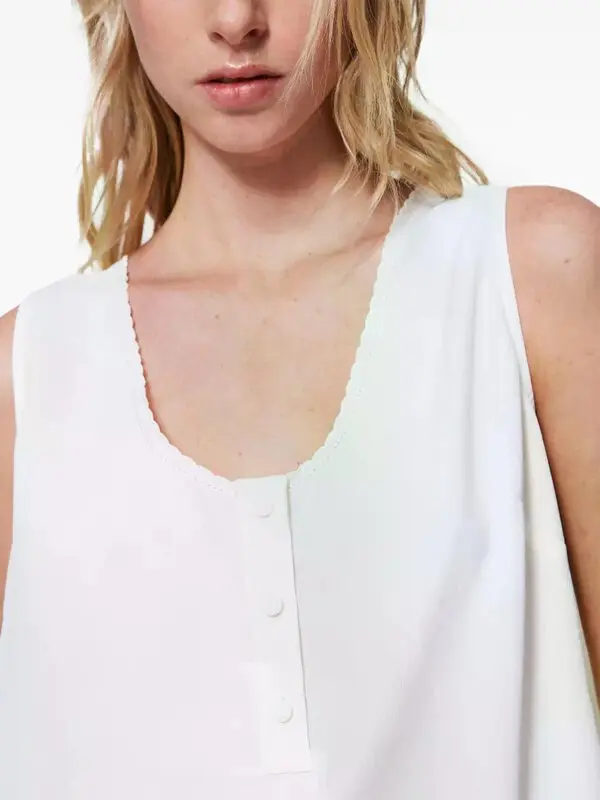 TWINSET Embroidered-trim Top