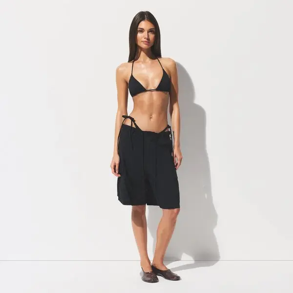 SKIMS Triangle Bikini Top - Onyx
