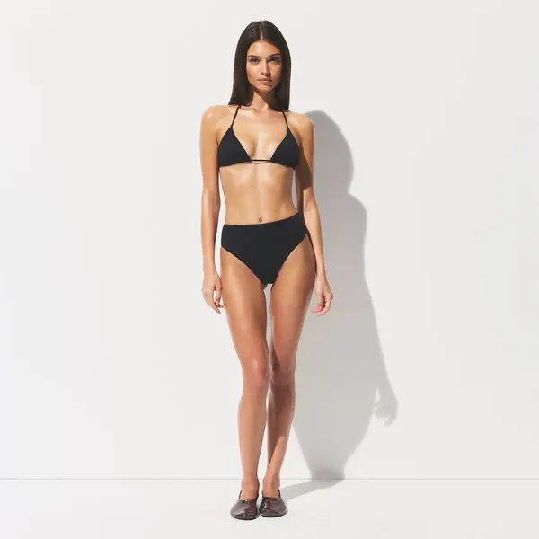 SKIMS High Waisted Bikini Bottom - Onyx
