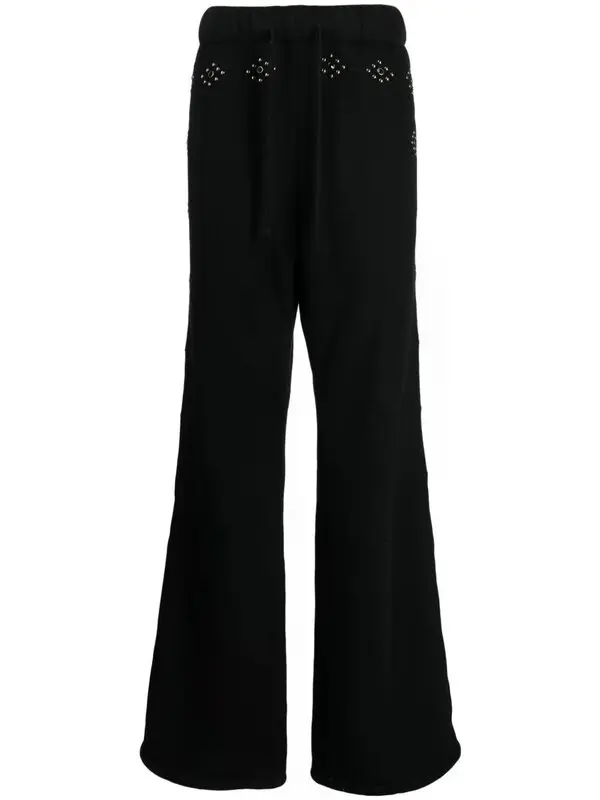 Cout De La Liberte Bead-embellished Western-style Track Pants
