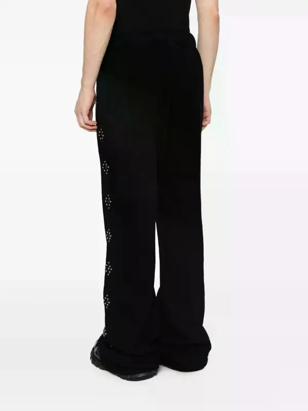 Cout De La Liberte Bead-embellished Western-style Track Pants