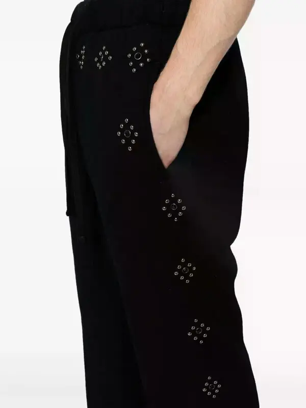 Cout De La Liberte Bead-embellished Western-style Track Pants
