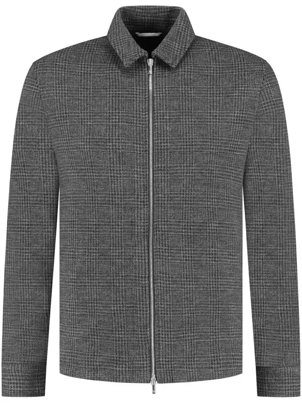 Marco Pescarolo Checked Jacket - Grey