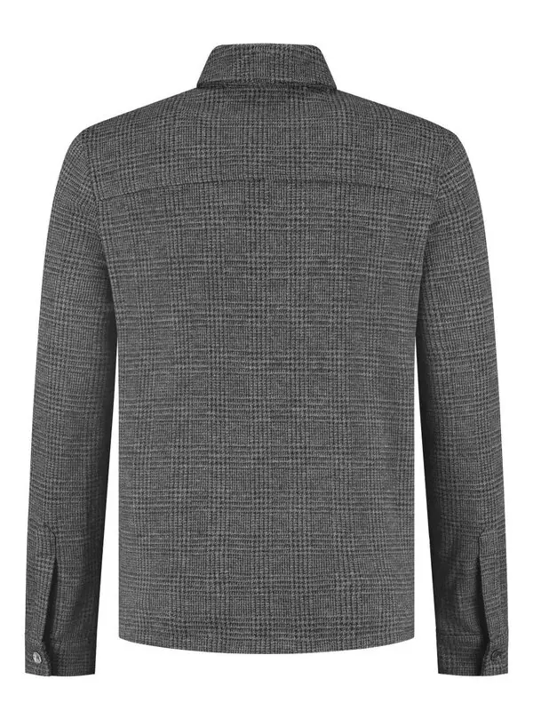 Marco Pescarolo Checked Jacket - Grey