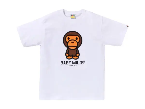 A BATHING APE Boa Baby Milo C Tee Shirt - White