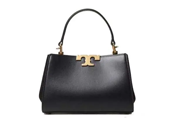 Tory Burch Mini Satchel Bag With Gold Tone Logo