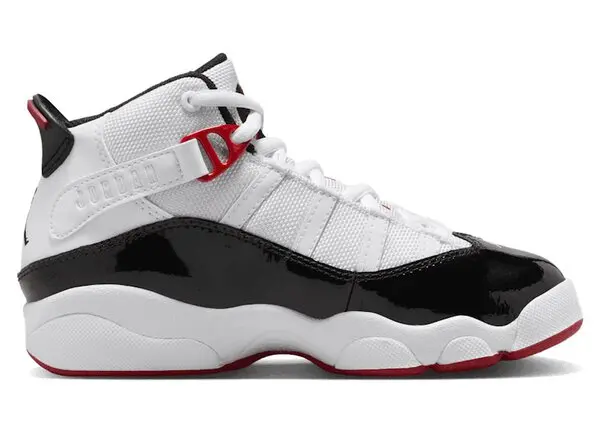JORDAN 6 Rings Sneakers - White/varsity Red/black