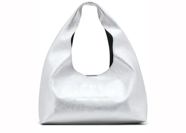 Marc Jacobs Metallic Sack Bag - Silver
