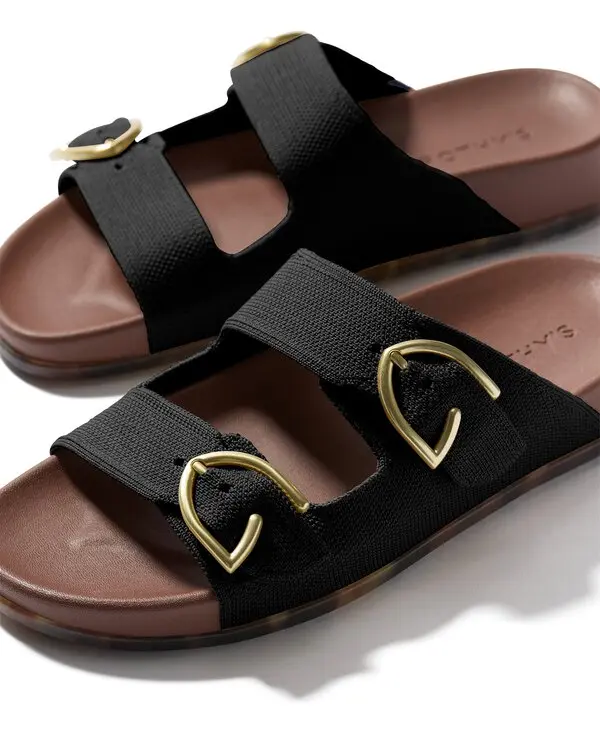 Rothy's Buckle Slide Sandals - Black