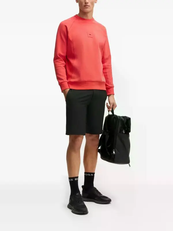 BOSS Slim-fit Water-repellent Stretch Shorts - Black