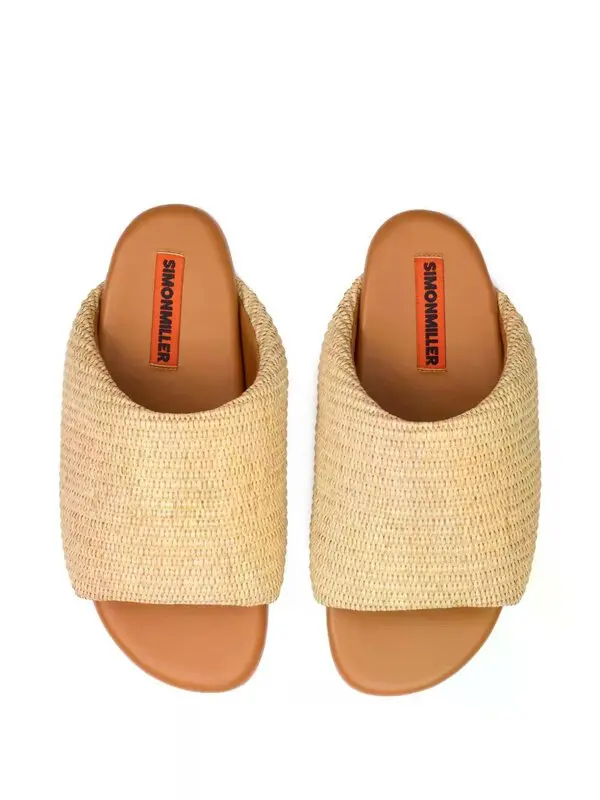 SIMONMILLER Raffia Bubble Slides