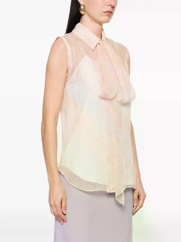 Gucci Printed Silk Top