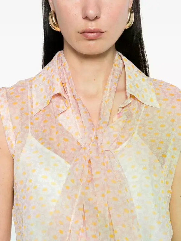 Gucci Printed Silk Top