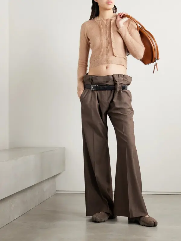 Acne Studios Mohair-blend Cardigan - Neutrals
