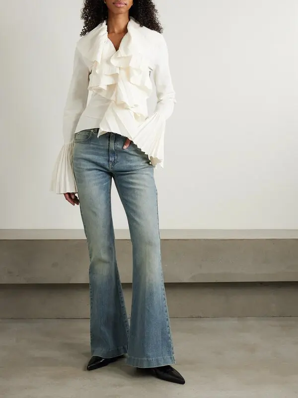 Alexander McQueen High-rise Boot-cut Jeans