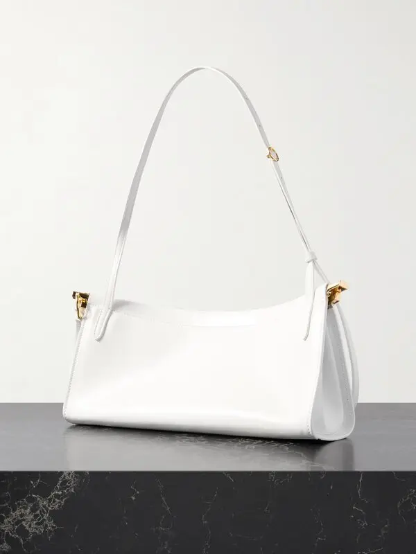 Alaïa Click E/w Medium Leather Shoulder Bag - White
