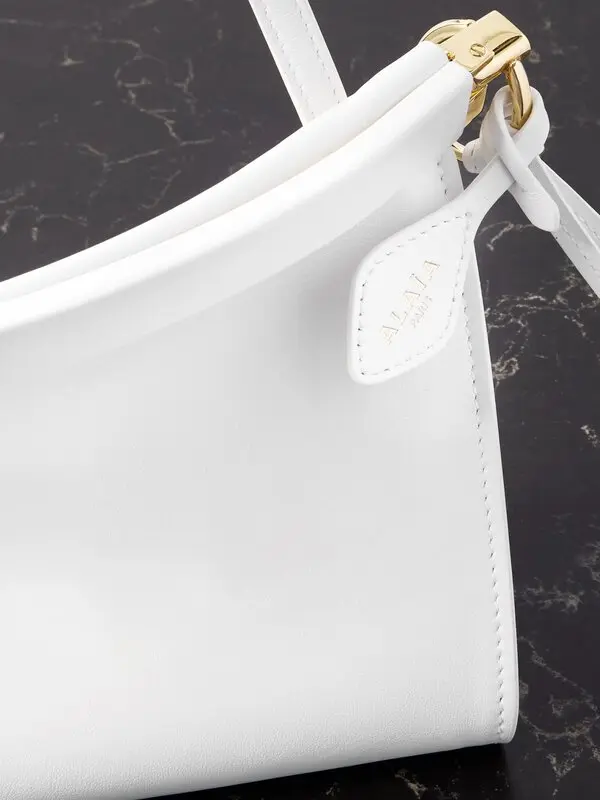 Alaïa Click E/w Medium Leather Shoulder Bag - White