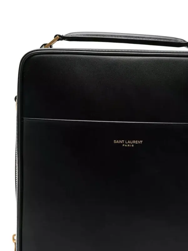 Saint Laurent Leather Messenger Bag