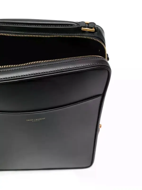 Saint Laurent Leather Messenger Bag
