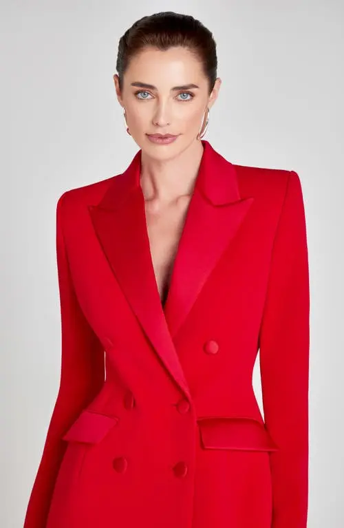 NADINE MERABI Monica Double-breasted Blazer Mini Dress