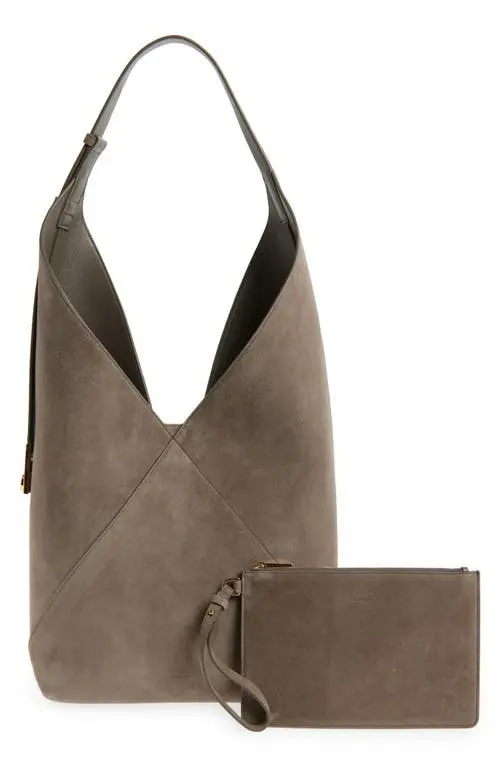 Ferragamo Origami Hobo Tote Bag - Concrete | Editorialist