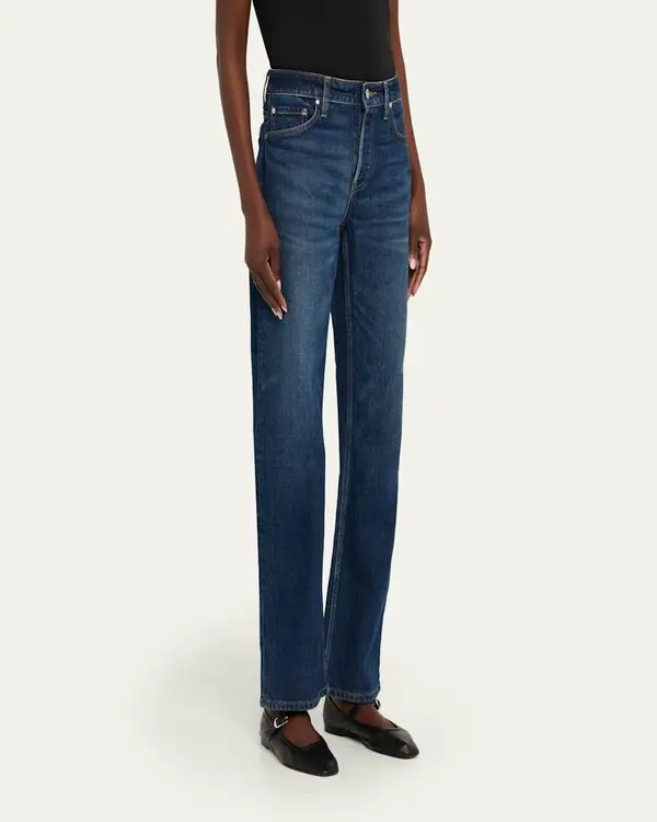 EB DENIM Alida Bowed Leg Jeans - Tribeca