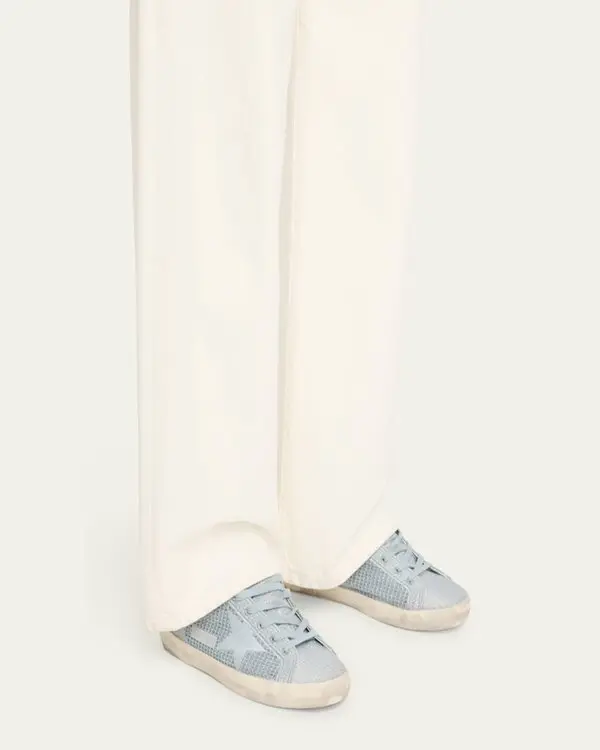 GOLDEN GOOSE Sabot Embroidered Slide Sneakers