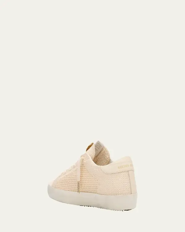 GOLDEN GOOSE Super-star Embroidered Low-top Sneakers