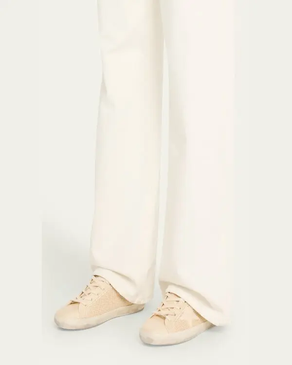 GOLDEN GOOSE Super-star Embroidered Low-top Sneakers