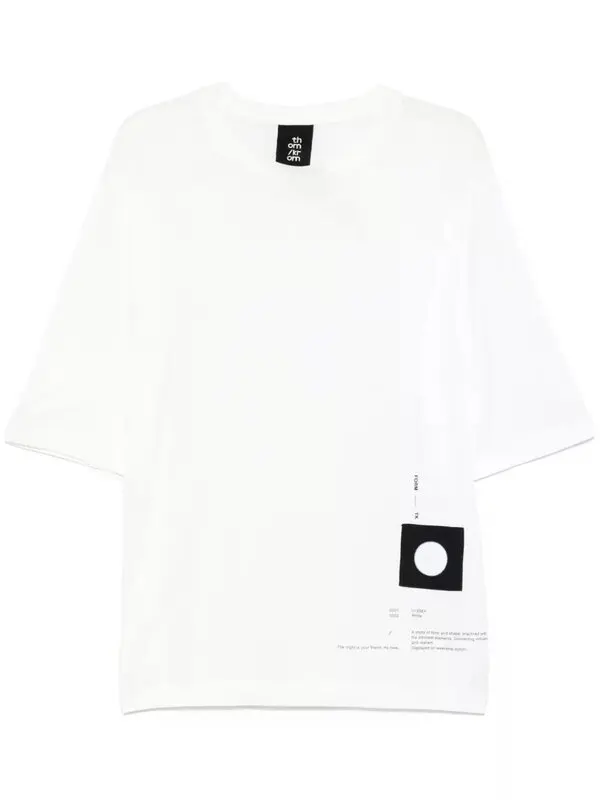 THOM KROM Text-print T-shirt - White