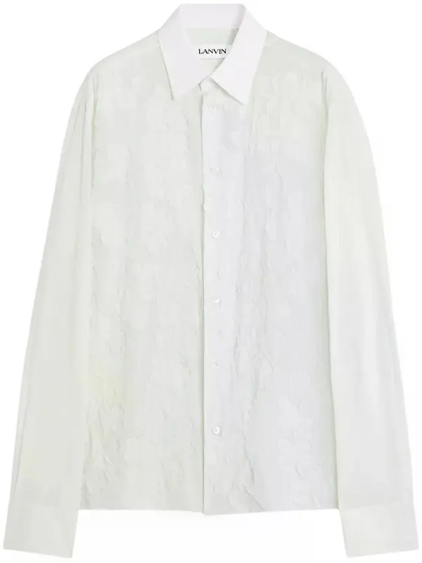 LANVIN Floral-patch Shirt